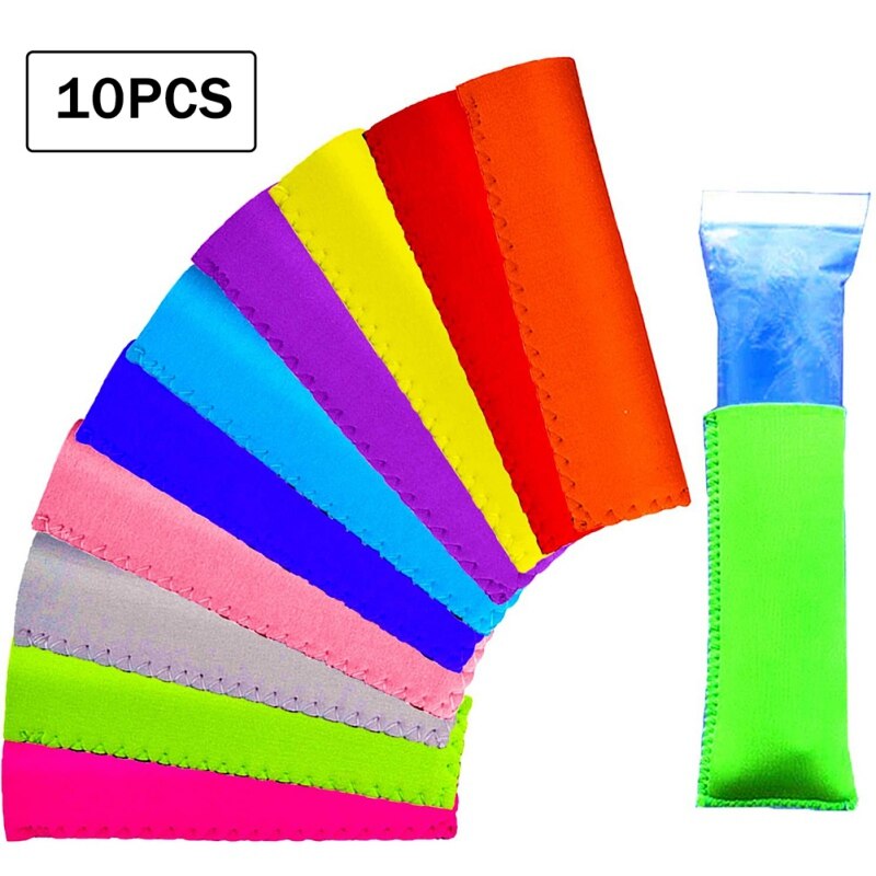 10PCS Colorful Ice Lolly Sleeve Ice Packing Bags H... – Grandado