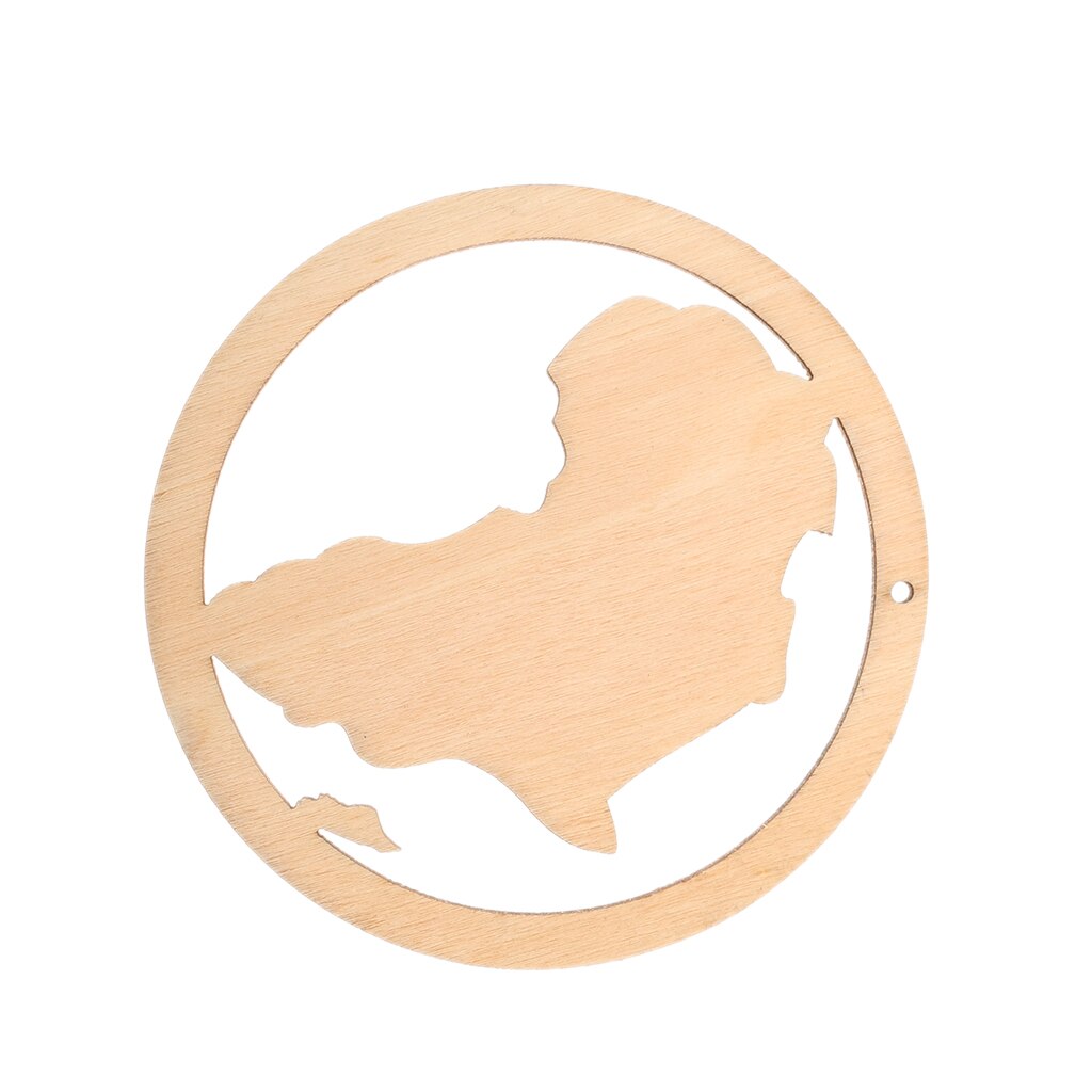 Pack of 10 Africa Map Wood Shapes for Crafts DIY W... – Grandado