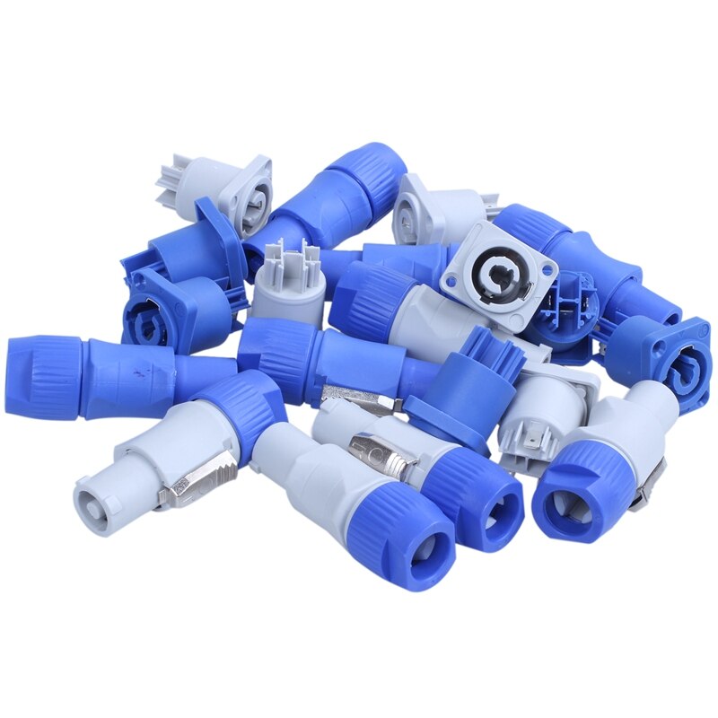 10 set PowerCON Type A NAC3FCA+NAC3MPA-1 Chassis P... – Grandado