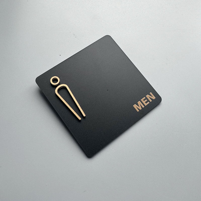 Washroom Signage Men's and Women's Bathroom Signag... – Grandado