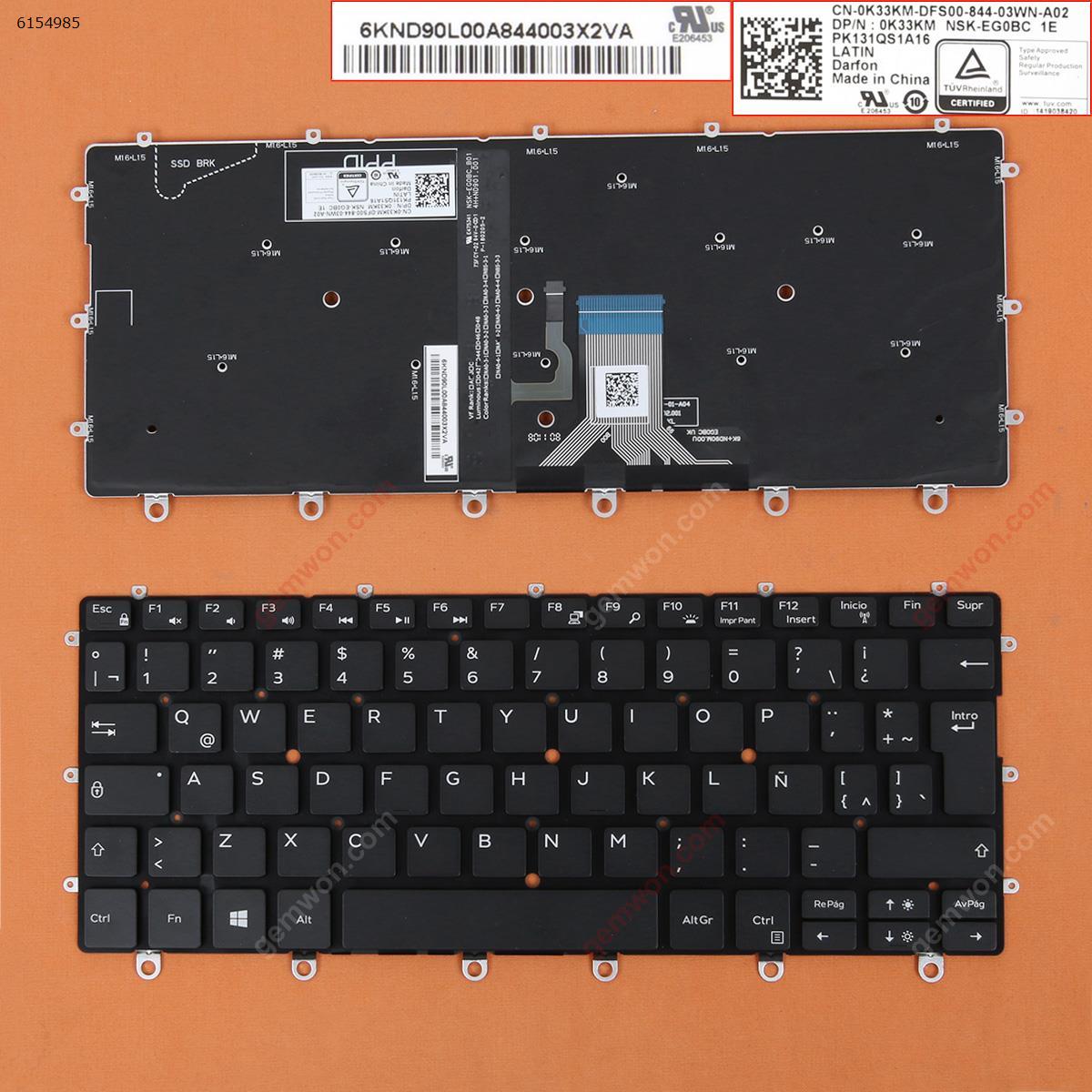 LA Latin Spanish Replacement Keyboard for DELL XPS... – Grandado