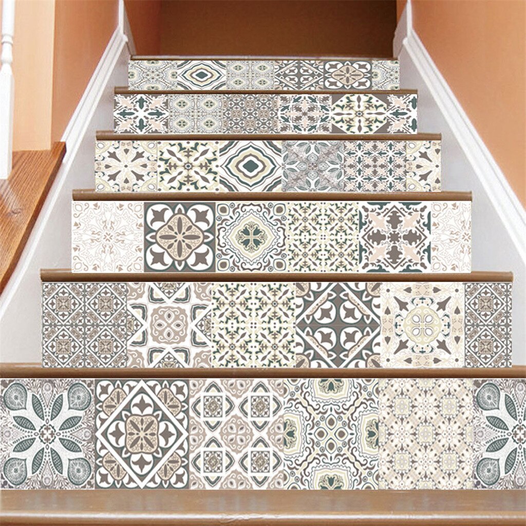 6 Pcs 3D Trappen Stickers Waterdicht Home Decor Ze... – Grandado