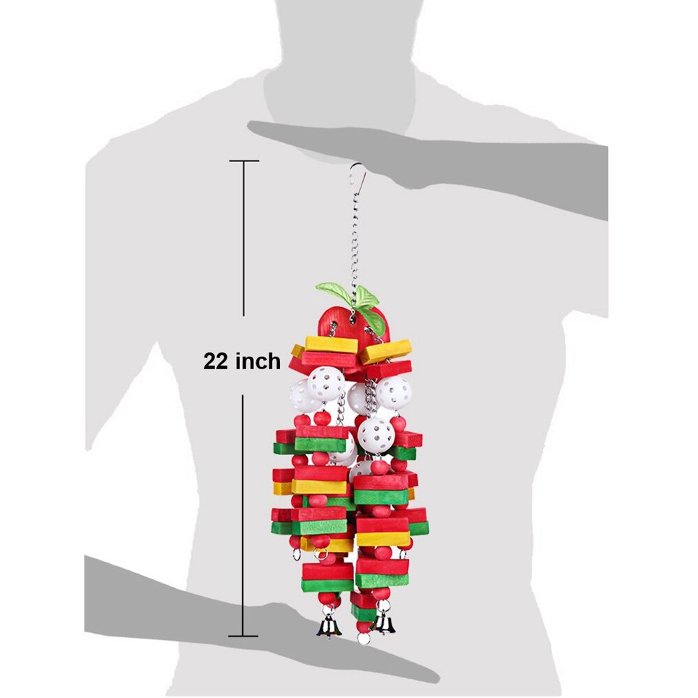1Pc Houten Papegaai Speelgoed Vogels Kleurrijke Gr... – Vicedeal