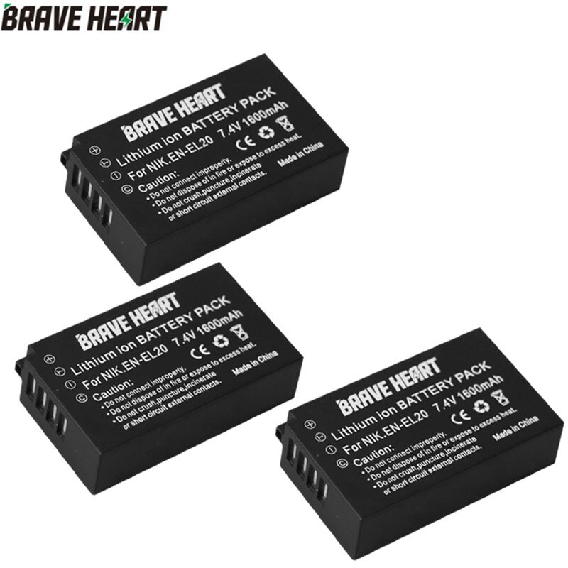 Bateria EN-EL20 En EL20a Batterij + Led Usb Lader ... – Grandado