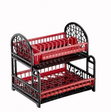 SarEn Plastic Plate-rack Dish Rack 2 Layer – Grandado