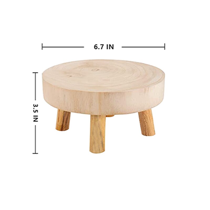 1Pc Wooden Green Plant Shelves Small Bench Flower ... – Grandado