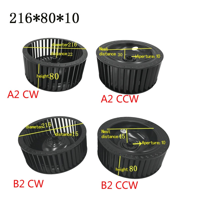 Centrifugal plastic wind wheel impeller fan blower... – Grandado