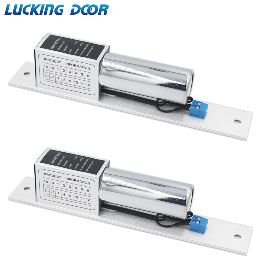 LUCKING DOOR 2pc/set Stainless Steel DC 12V Fail S... – Vicedeal