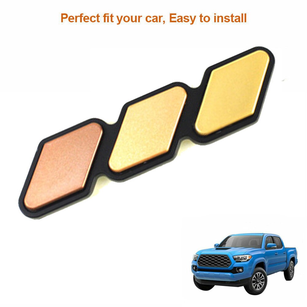 Grid decoration Car sticker Tri-color For Toyota T... – Grandado