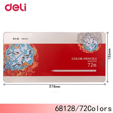 Deli 36/48/72 Colored Pencil Summer Palace Series ... – Grandado