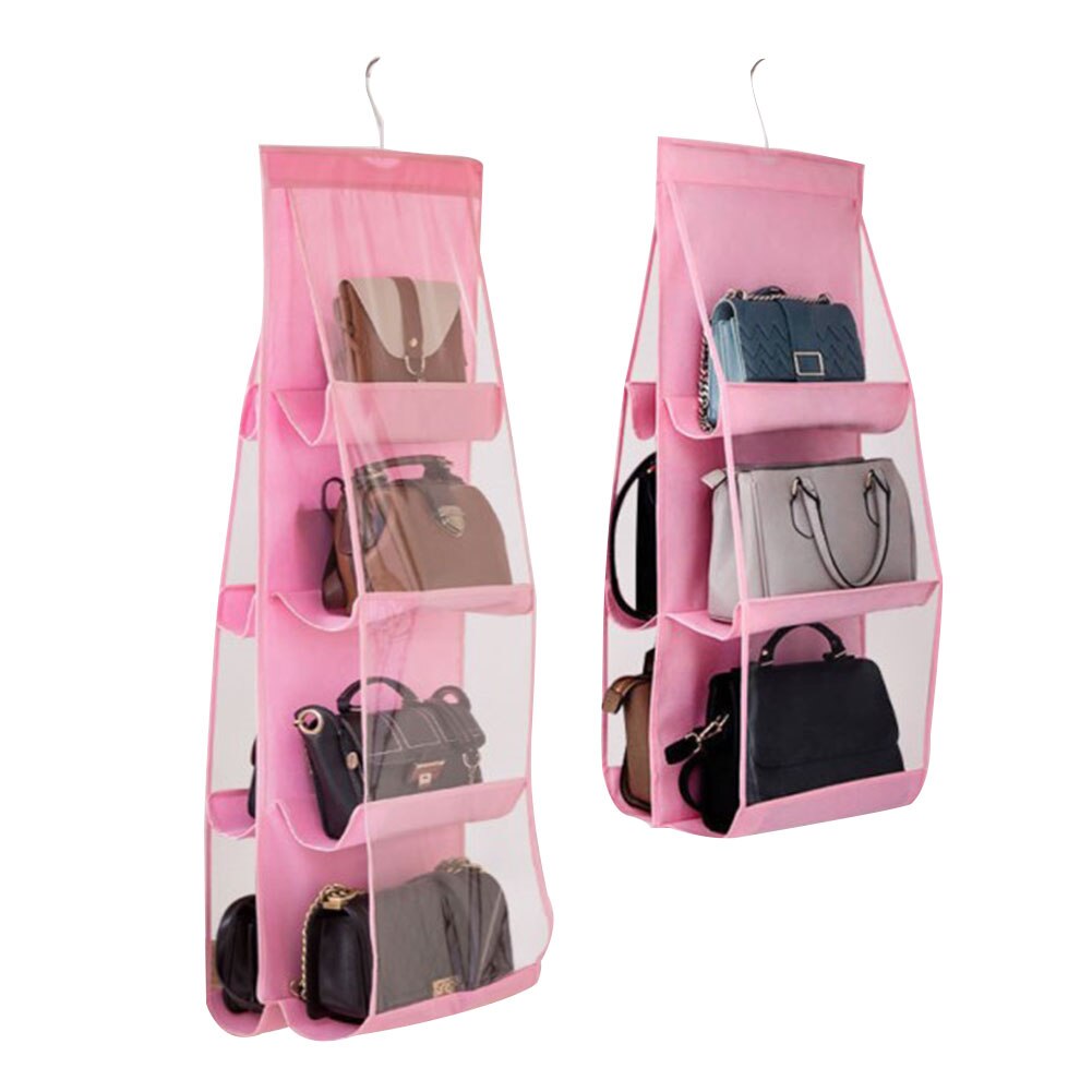 Hanging Storage Bag 6/8 Pocket Purse Handbag Tote ... – Grandado