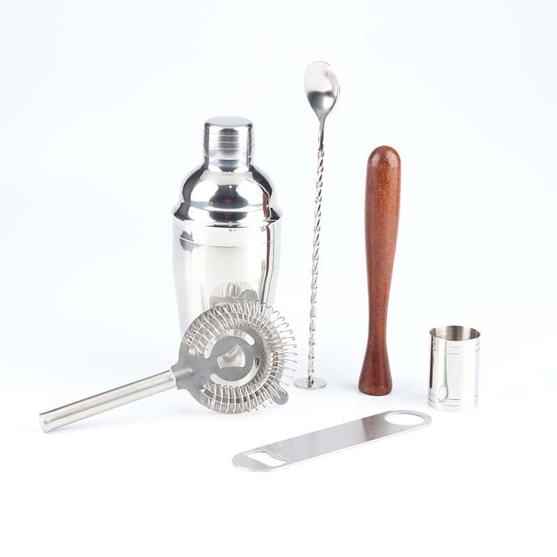 550Ml Stainless Steel Cocktail Shaker Bar Set Bart... – Vicedeal