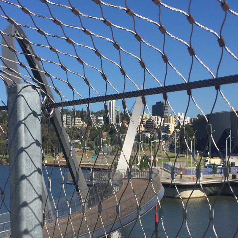 Corrosion Resistant AISI304 wire rope mesh net as ... – Vicedeal