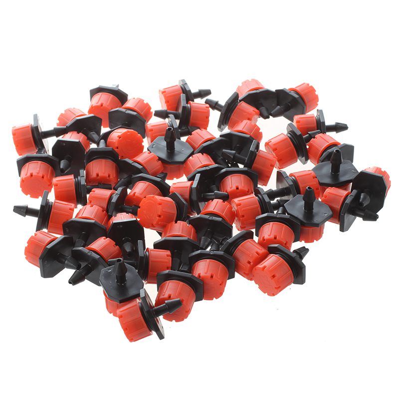 50 Pcs Adjustable Irrigation Sprinklers Emitter Dr... – Vicedeal