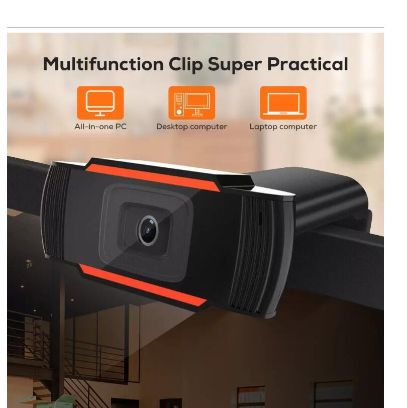 Pris 720p webcam laptop pc computer kamera med mik... – Grandado