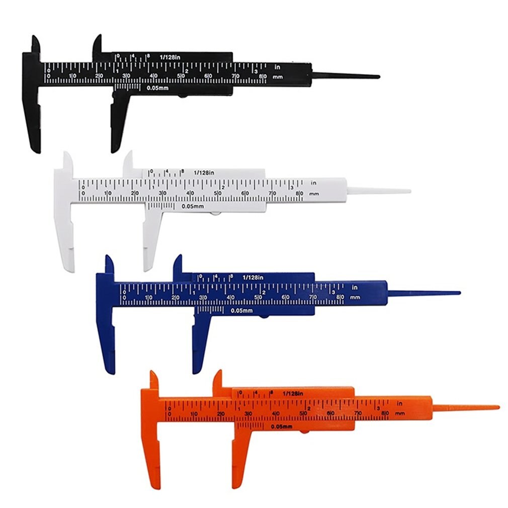 Mini Plastic Vernier Caliper Gauge Micrometer 80MM... – Vicedeal