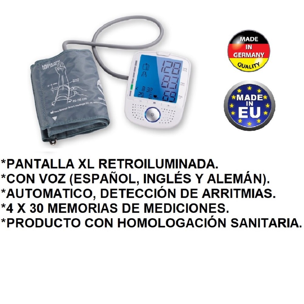 Arm Tensiometer Met Voice En Screen Xltension Arte... – Vicedeal