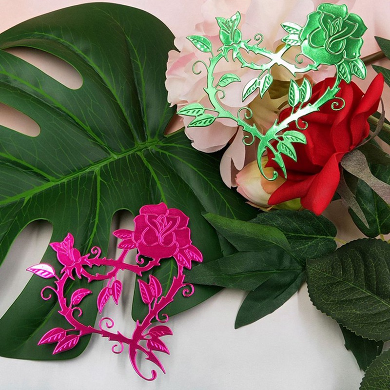 1pcs Heart Rose Cutting Dies Beautiful Flowers Met... – Grandado