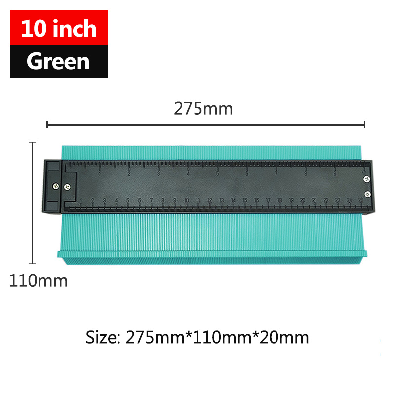 5/6/10 Inch Plastic Gauge Onregelmatige Contour Pr... – Grandado