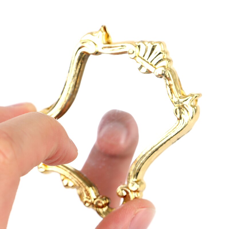 Furniture European Frame Mirror Doll House Miniatu Grandado