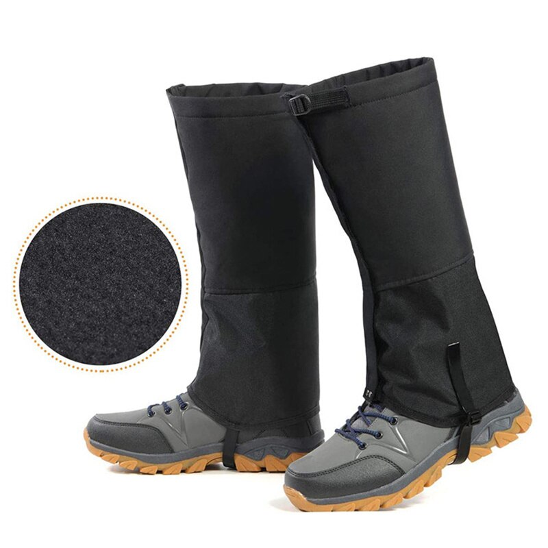 Waterproof Leg Gaiters Fleece Lined Warming Foot G... – Grandado