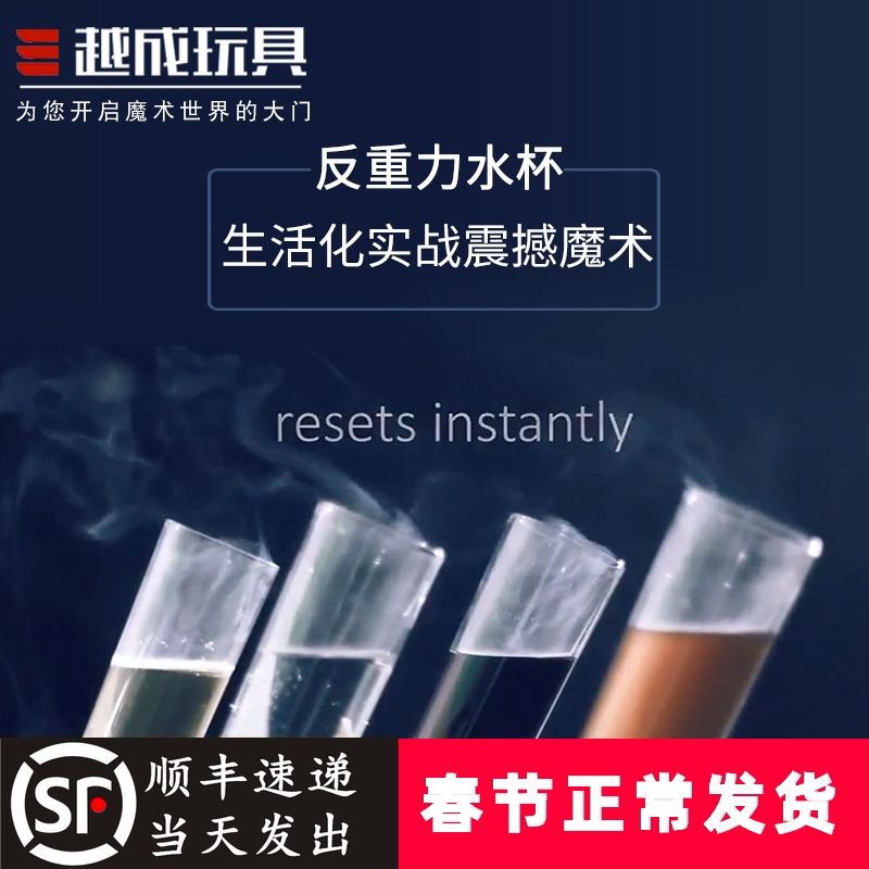 Magic glass water cup anti gravity water cup tilt ... – Grandado