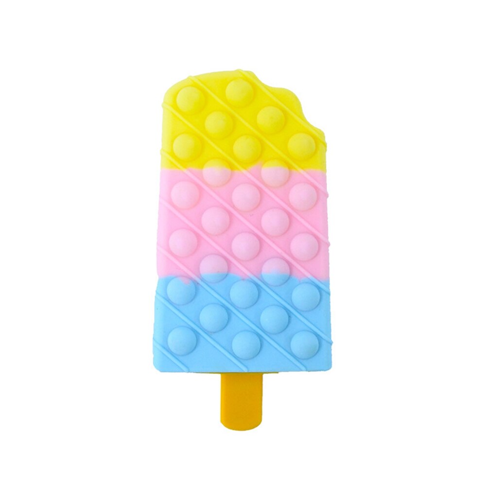 Rainbow Ice Cream Shape Pop Ball Push Toys Pop Bub... – Vicedeal