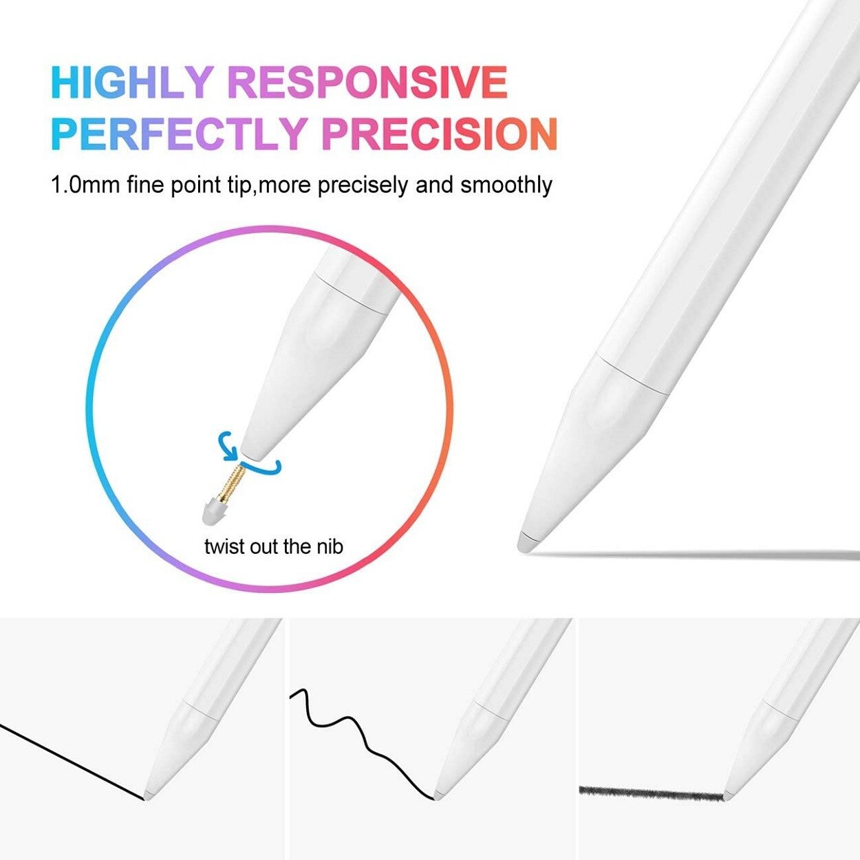 For Apple Pencil 2 iPad 23th Gen Active Stylus Pen... – Vicedeal