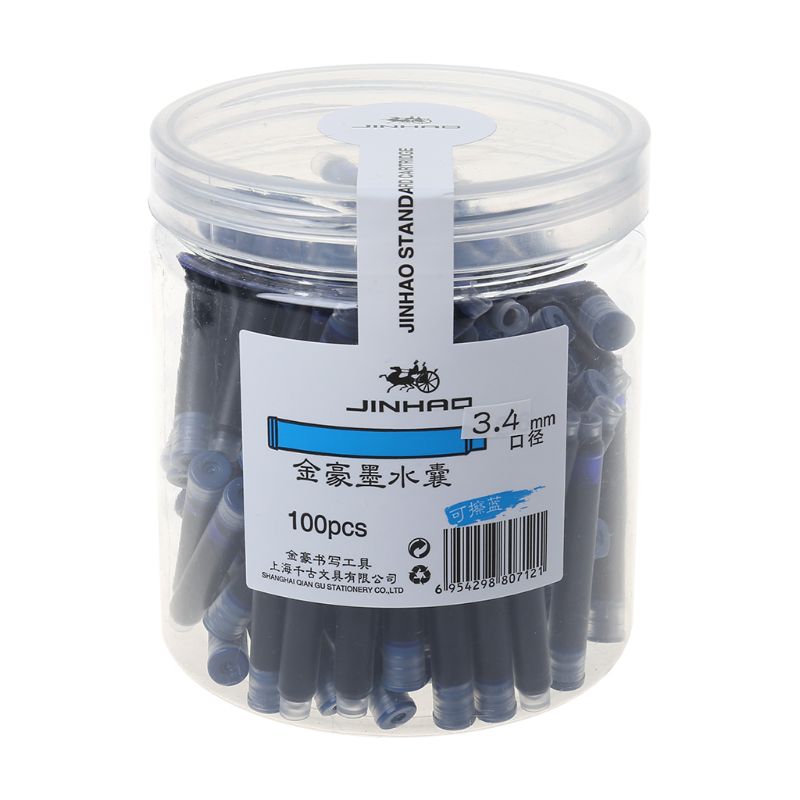 100pcs Jinhao Universal Erasable Blue Fountain Pen... – Grandado