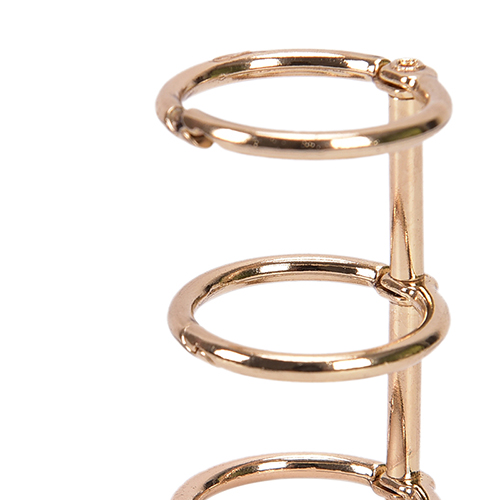 Gold Silver Loose-leaf Iron Split Hinged Rings Scr... – Vicedeal