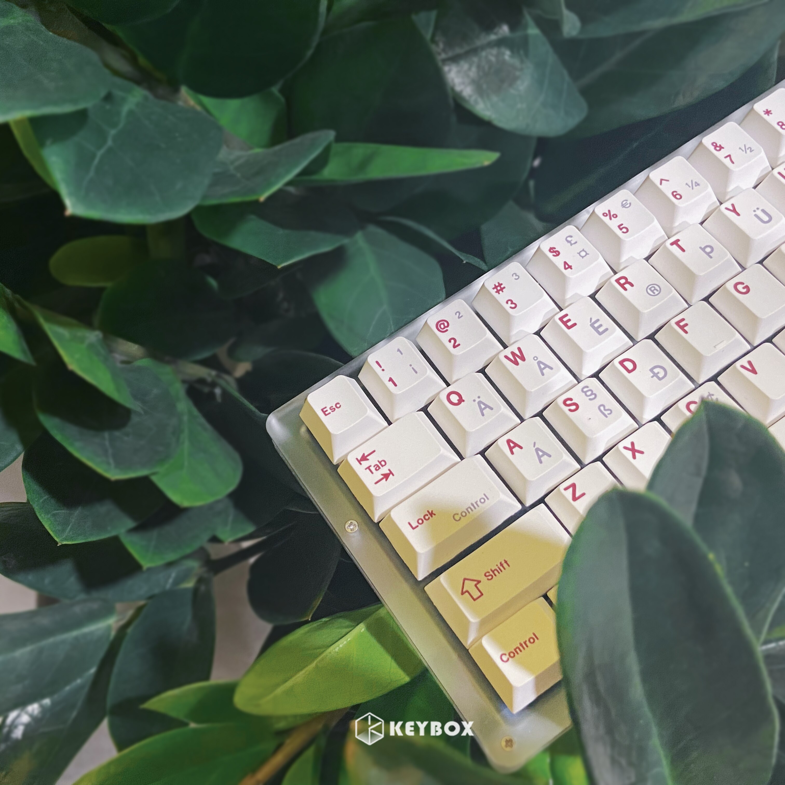 KeyBox Burgundy Red Ireland Themed Keycaps Mehcani... – Grandado