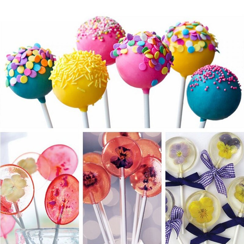 50pcs 15cm Lollipop Sticks Food-Grade Plastic Pop ... – Grandado