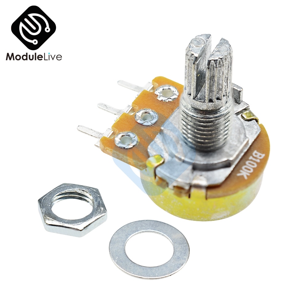 B1K B2K B10K B20K B50K B250K B1M 20mm 6 Pins Singl... – Vicedeal