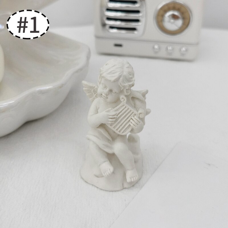 Ins Style Statue Mini Angels Resin Sculpture Cupid... – Grandado