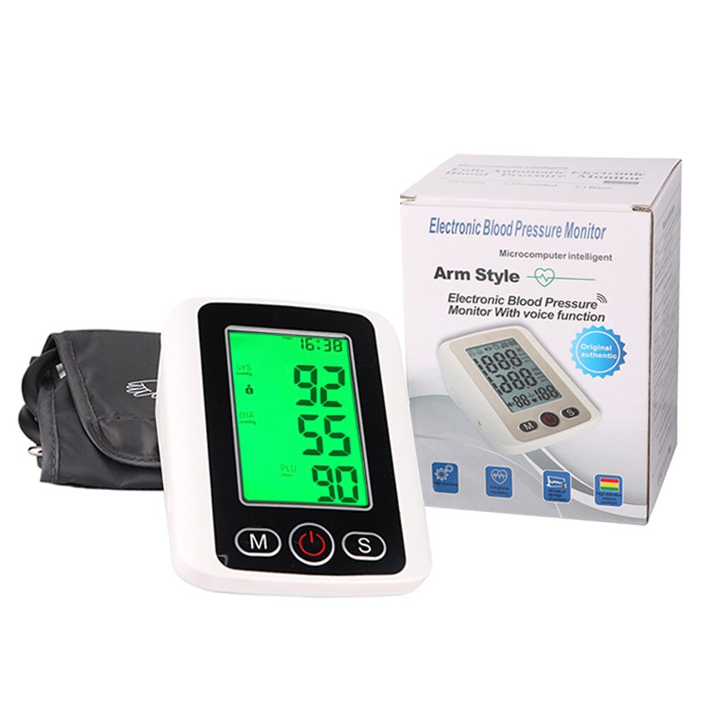 LCD Blood Pressure Monitor Meter Tonometer Gauge P... – Vicedeal