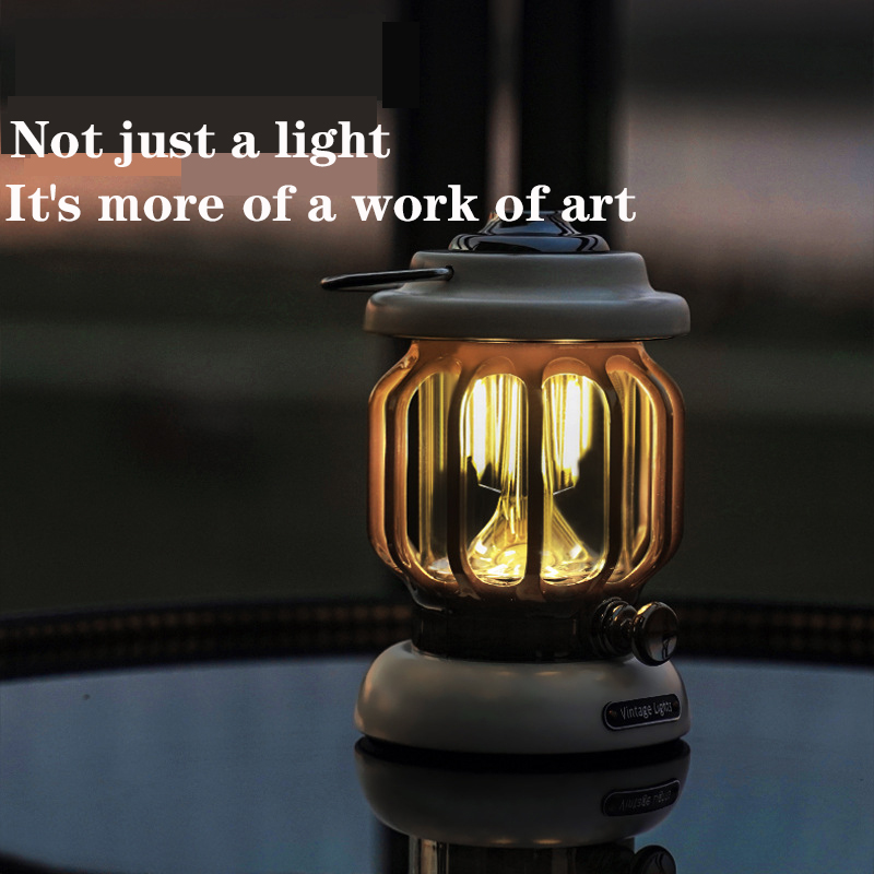 The Outdoor Retro Camping Portable Lantern USB Rec... – Grandado