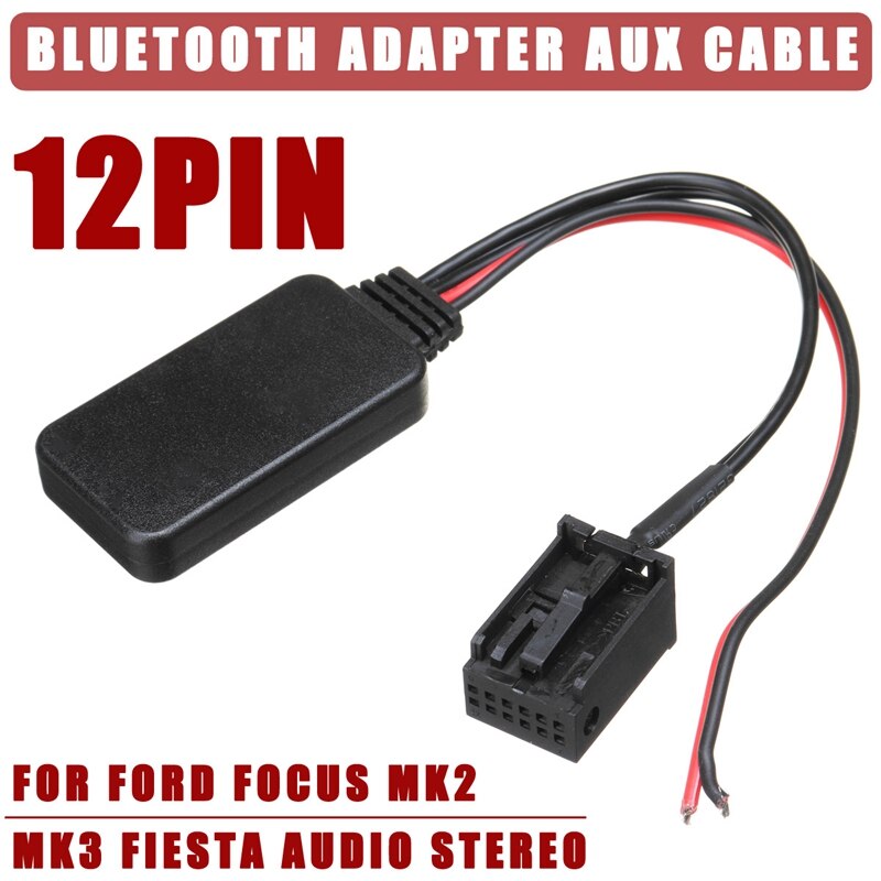 12-Pin Car Wireless Bluetooth Module Music Adapter... – Grandado
