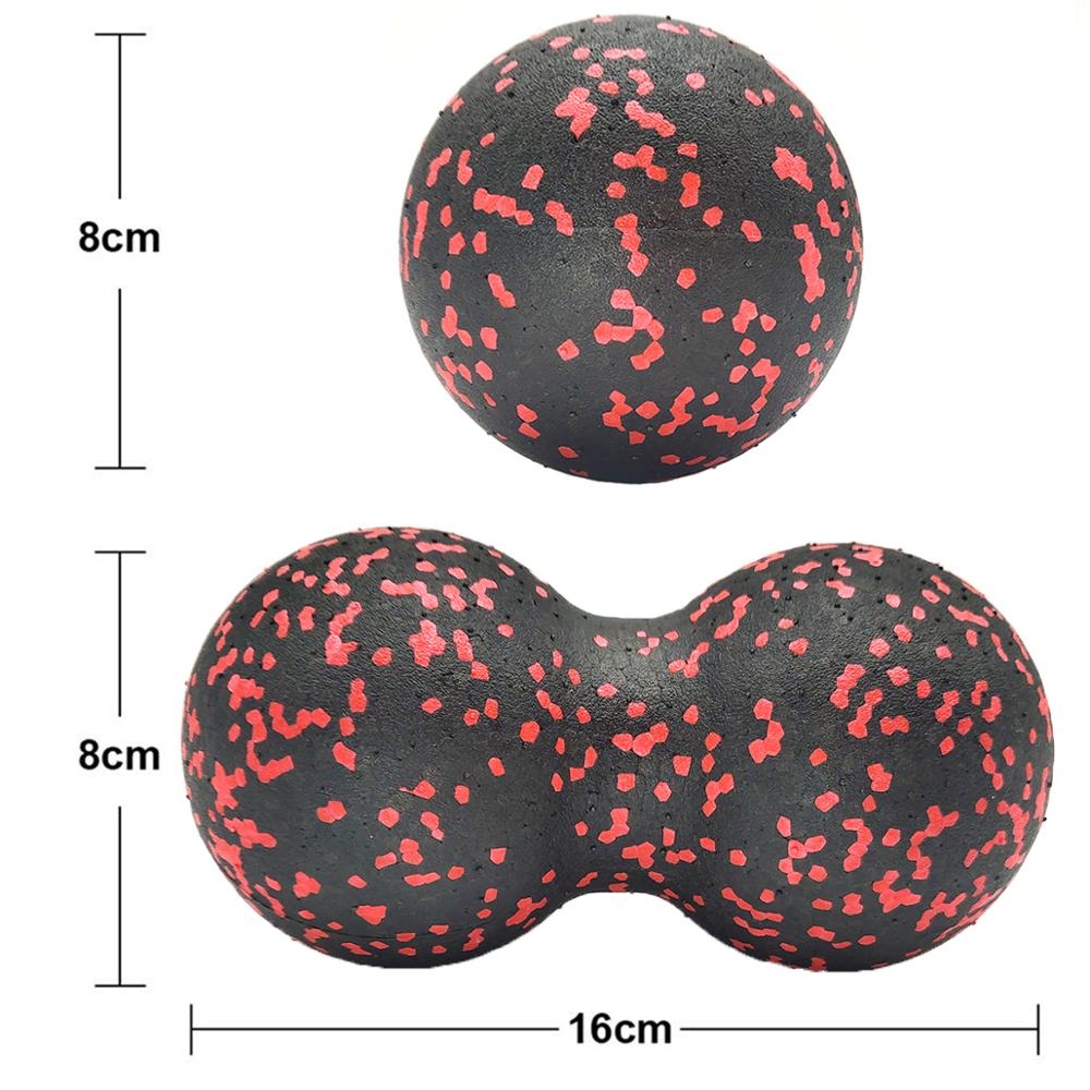 16*8CM Massage Ball Double Lacrosse Ball Mobility ... – Vicedeal