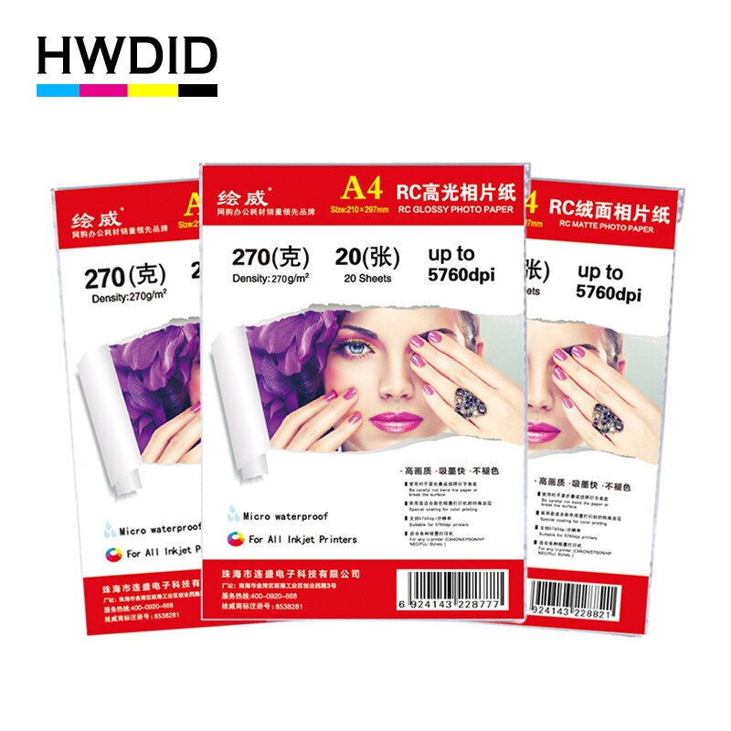 HWDID Glossy Fotopapier A4 A6 3R 5R Fotografische ... – Grandado