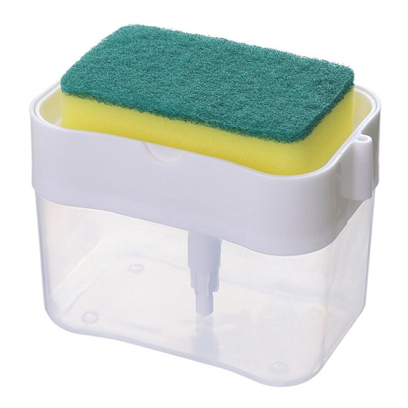 Scouring Pad Dishwashing Soap Dispenser Kitchen Sc... – Vicedeal