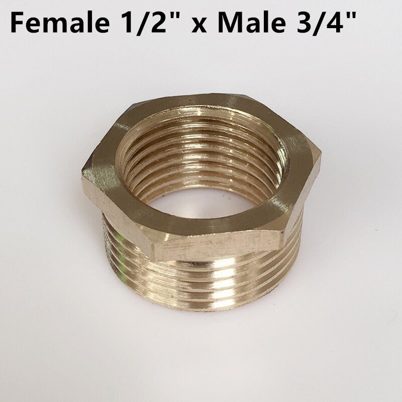 1/8 "1/4" 3/8 "1/2" 3/4 "mâle à filetage femelle t... – Grandado