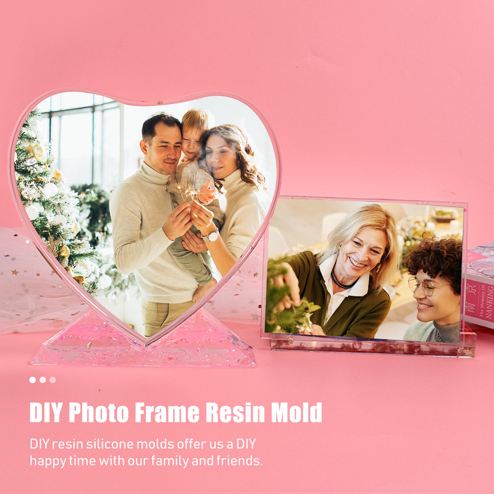 DIY Crystal Epoxy Resin Mold Photo Frame Resin Mol... – Grandado