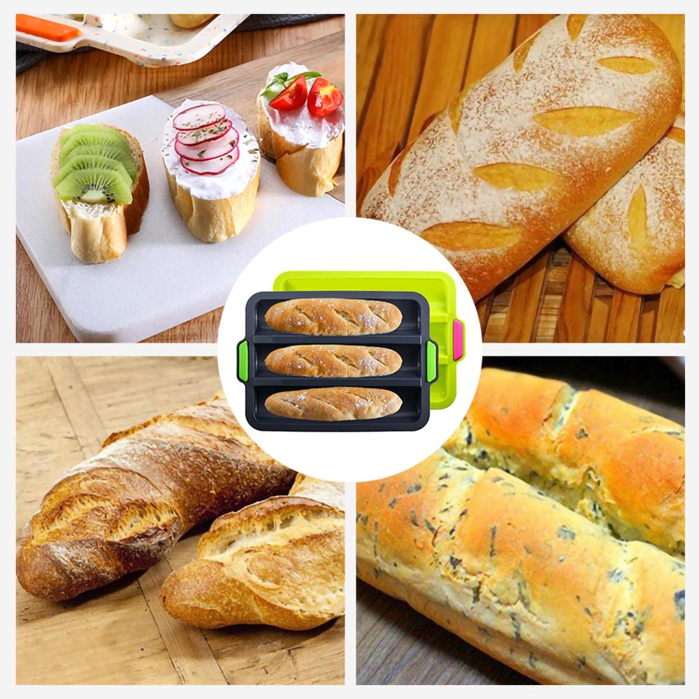 French Bread Baking Mold Bread Wave Baking Tray Pr... – Grandado