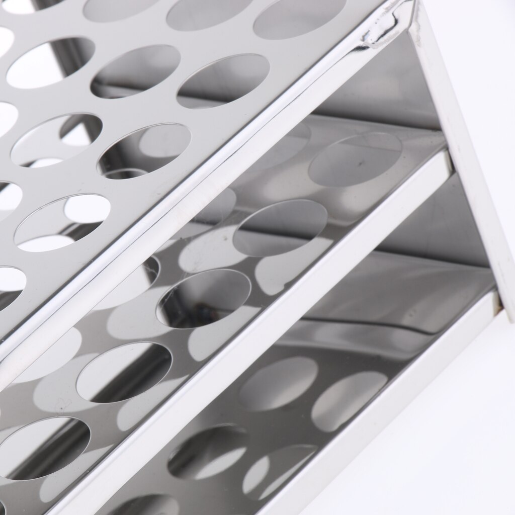 Stainless Steel Test Tube Stand Rack of 32 Tubes -... – Vicedeal