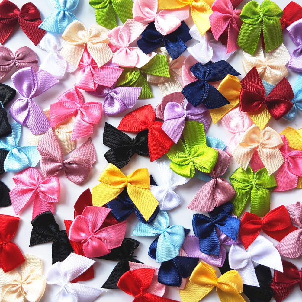CNCRAFT 50pcs/lot Mini Satin Ribbon Flowers Bows C... – Vicedeal