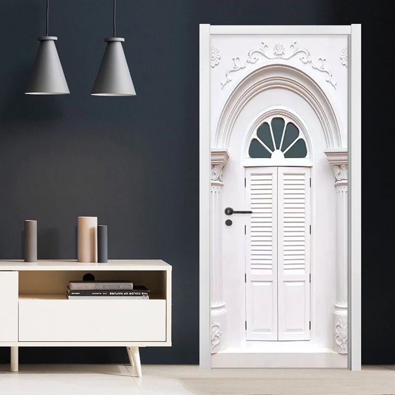 3D Sticker Roman Pillar Arch European Style Wallpa... – Vicedeal