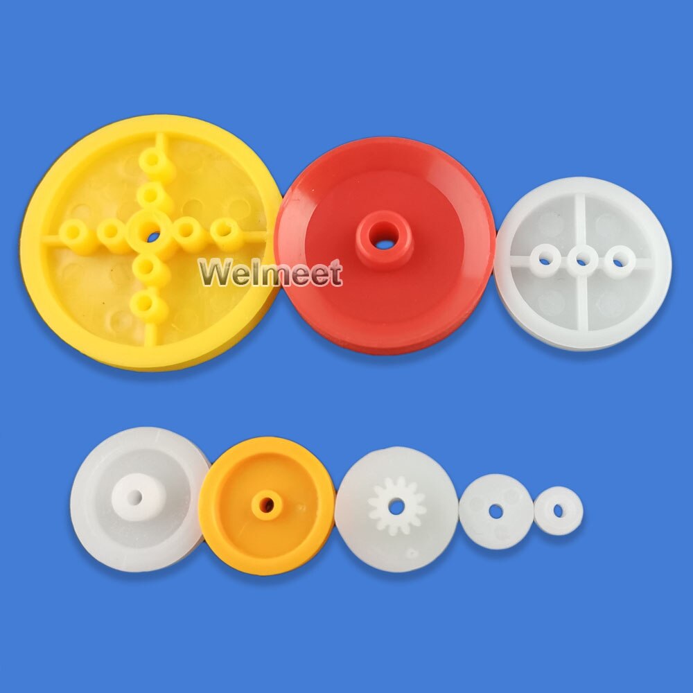 8PCS Motor Synchronous Belt Plastic Pulley Wheel S... – Vicedeal