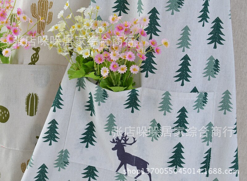 HMS Adult Cotton Linen Apron Kitchen Wear Large Po... – Vicedeal