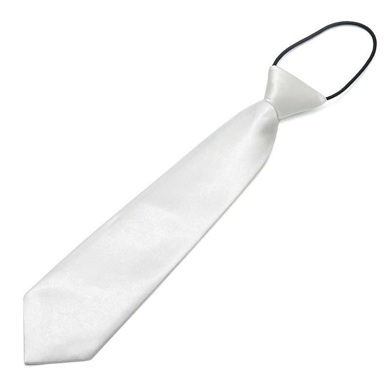 Solid Neck Tie Easy To Wear For Children Boys Girl... – Grandado