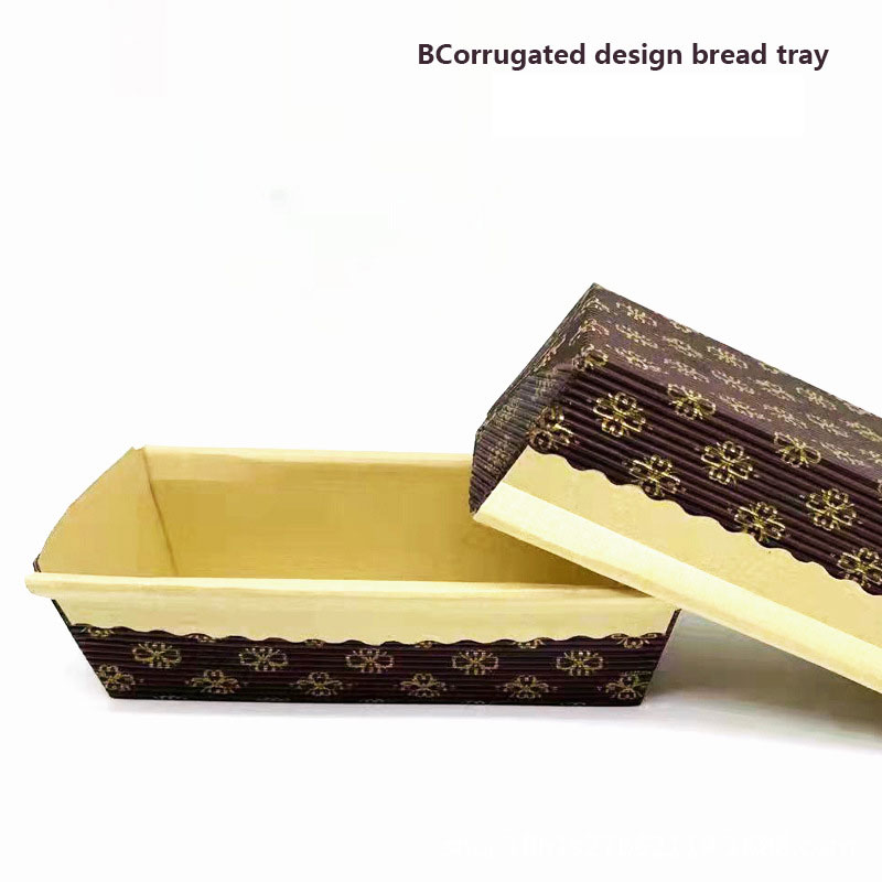 25PCS Loaf Bread Pan Brown Paper Rectangle Brownie... – Vicedeal